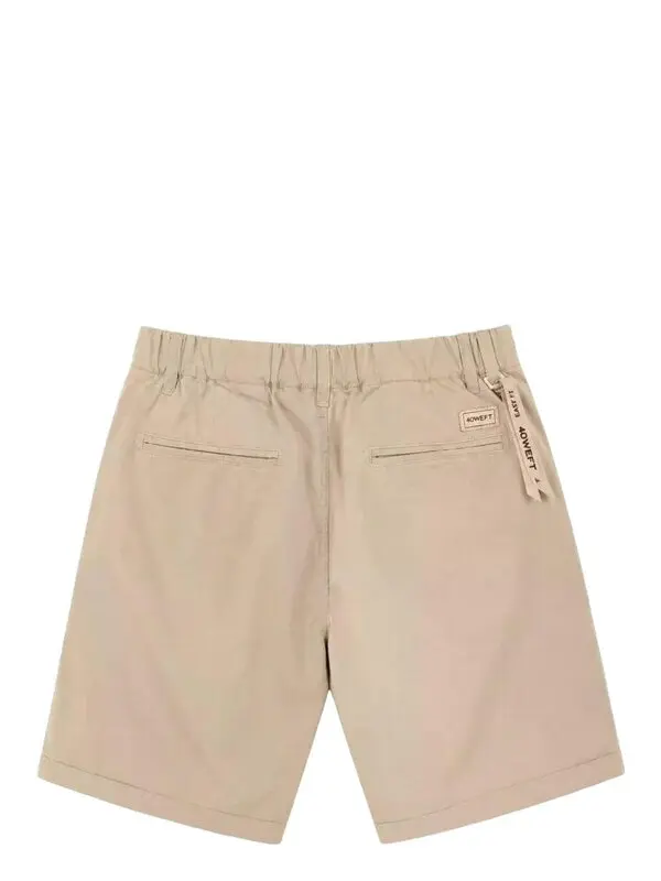 40WEFT Pleated Turn-up Shorts - Neutrals