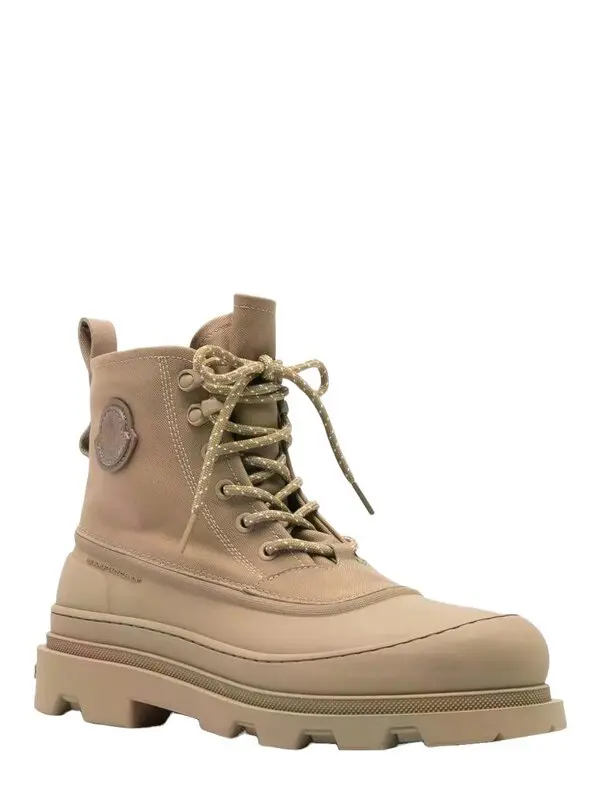 Moncler Vera Lace-up Ankle Boots - Neutrals