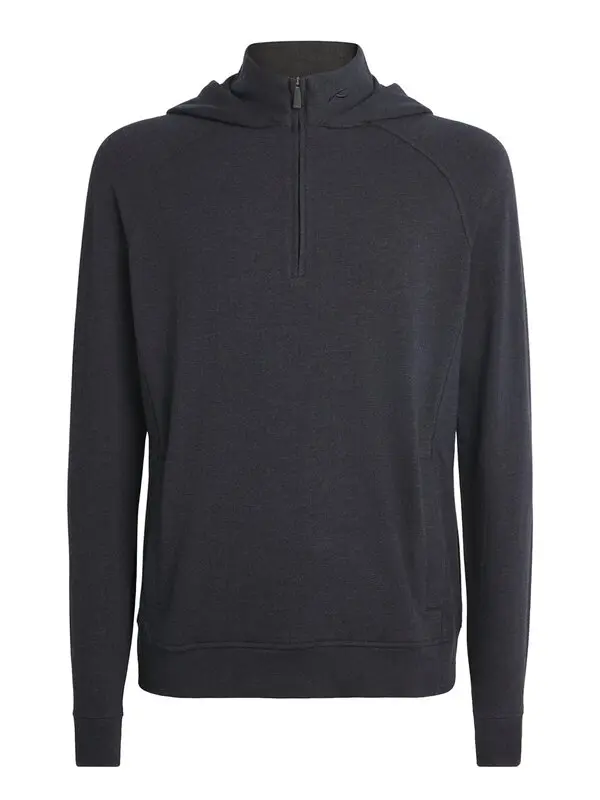 Kjus Inverness Quarter-zip Hoodie - Navy