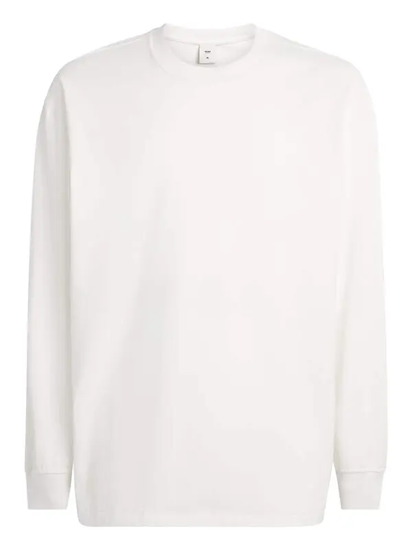 SKIMS Heavyweight Cotton Long-sleeve T-shirt - White