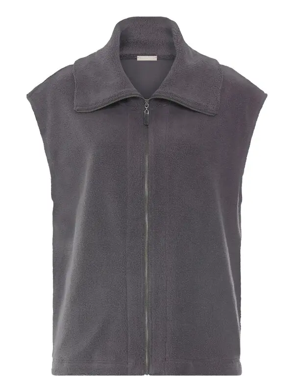 Hanro Fleece Gilet - Grey