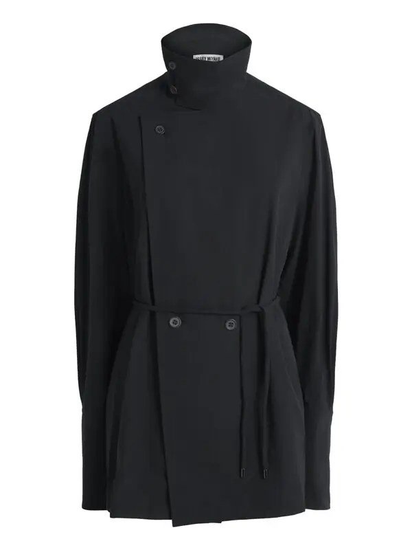 Issey Miyake Cotton Monsieur Shirt - Black