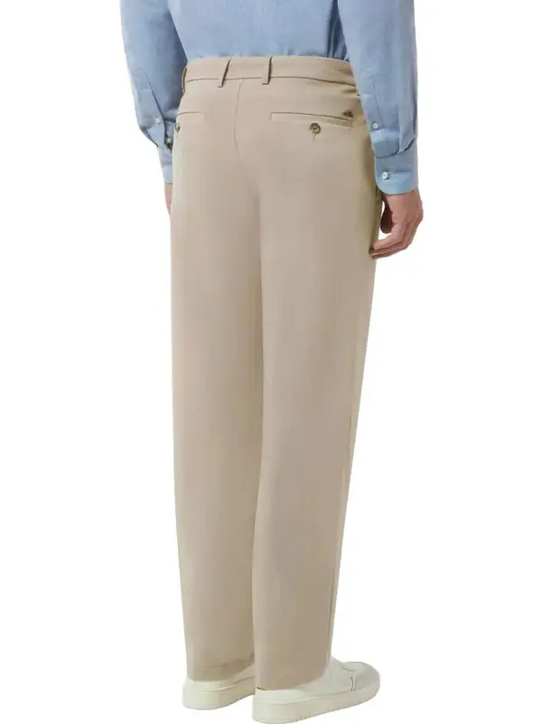 Paul & Shark Bellagio Wide-leg Chinos - Neutrals