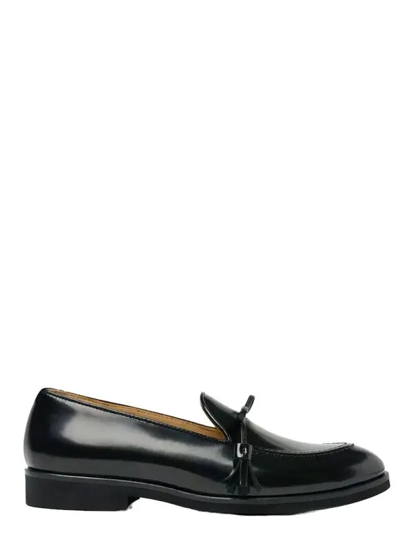 SCAROSSO Madison Tassel Loafers - Black