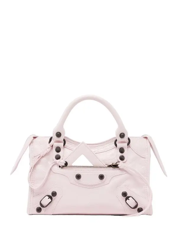 Balenciaga Le City Mini Leather Top-handle Bag - Pink