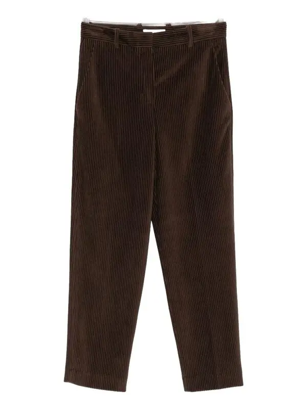 CIRCOLO 1901 Cotton Carrot Trousers - Brown