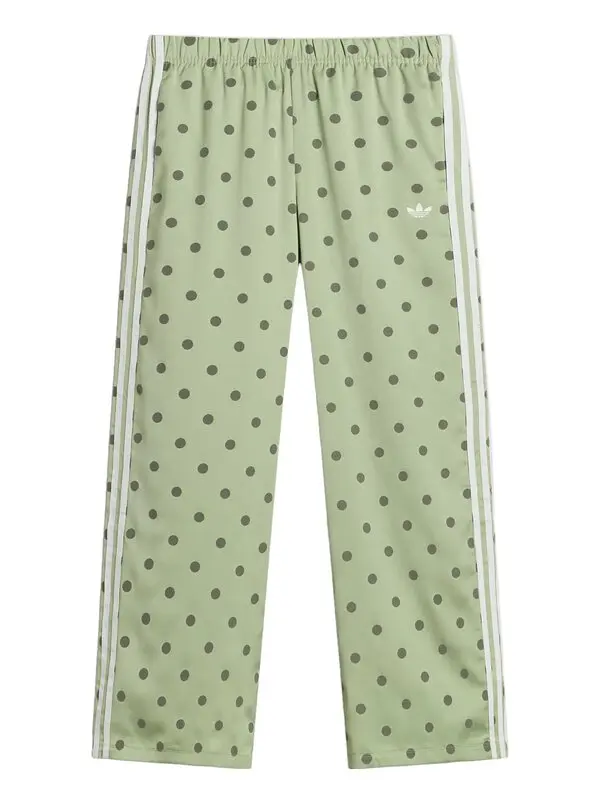 Adidas Satin Polka Dots Wide Leg Pant - Magic Lime