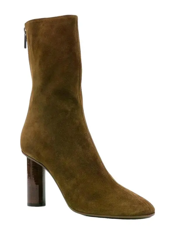 Paris Texas Suede Ankle Boots - Brown