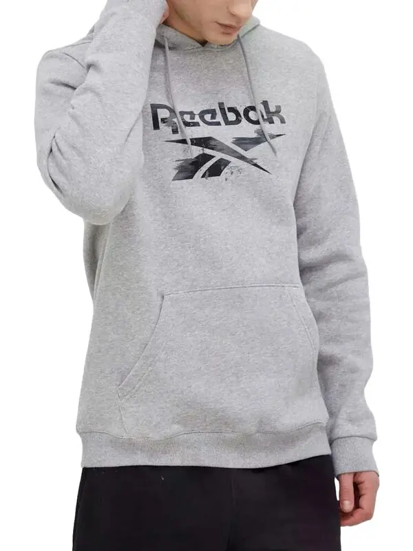 REEBOK Logo-print Hoodie - Grey