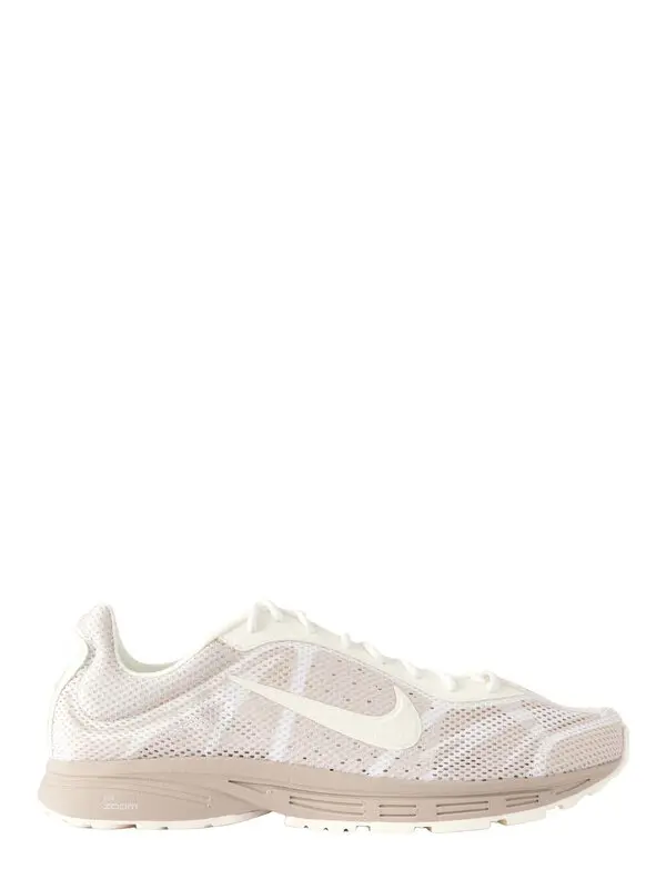 Nike Zoom Streak 3 Suede-trimmed Mesh Lace-up Sneakers - Neutrals