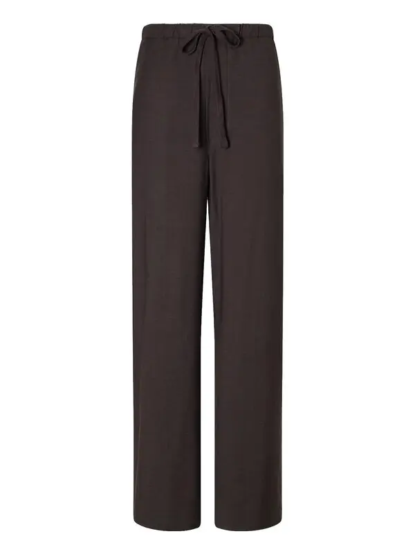 Citizens Of Humanity Aurora Twill Wide-leg Pants - Brown