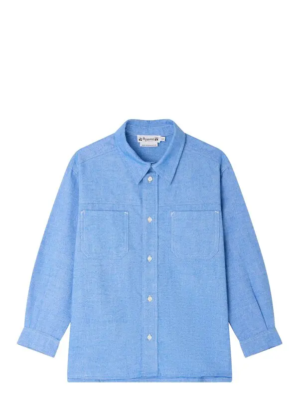 Bonpoint Cotton Shirt - Navy