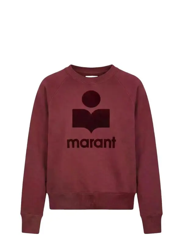 Isabel Marant Étoile Logo-print Raglan-sleeve Sweatshirt - Red