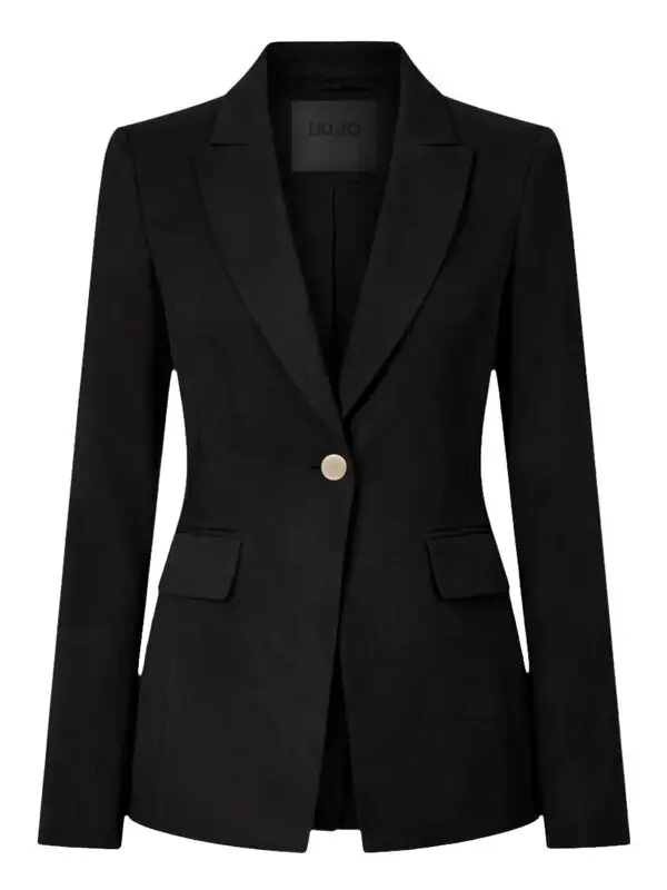 Liu Jo Slim-fit Single-breasted Blazer - Black