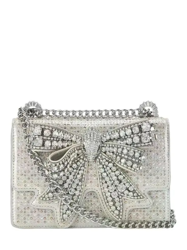 Kurt Geiger Small Bow Shoreditch Bag - Silver