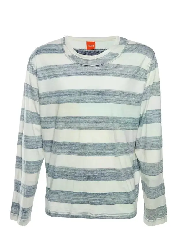 BOSS Thyler Striped T-shirt - Blue