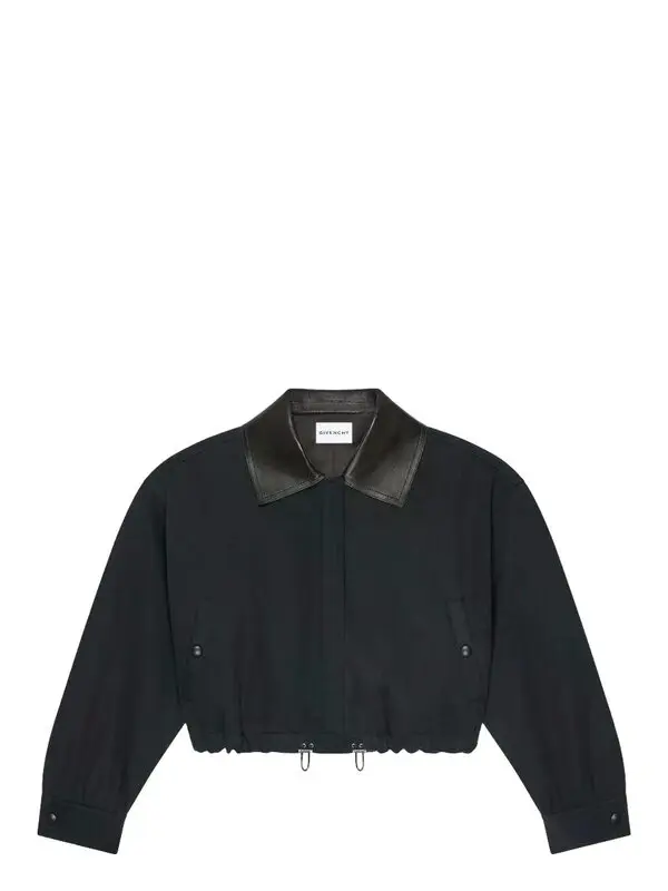 Givenchy Oversized-fit Cropped Jacket - Black