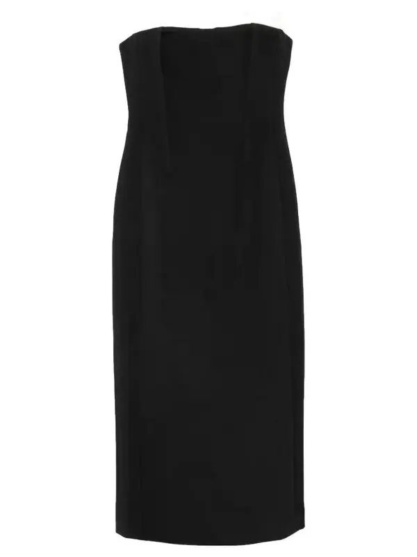Simkhai Two-tone Spaghetti-strap Midi Dress - Black