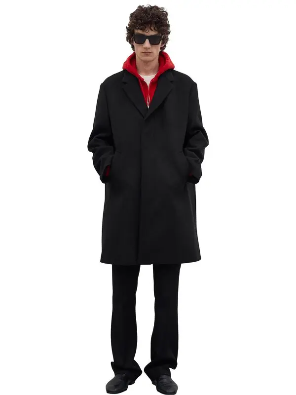 TOTEME Wool, Cashmere And Silk Base Coat - Black