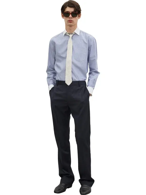 TOTEME Kick Trousers - Navy