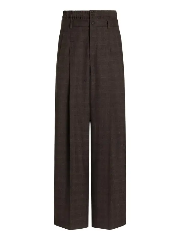 Dolce & Gabbana Glen Plaid Stretch Trousers - Multicolor