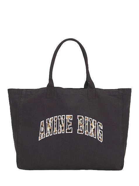 ANINE BING Canvas Tote Bag - Black