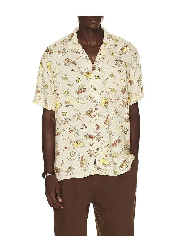 Faherty Brand Short Sleeve Kona Camp Shirt In . Also - Multi