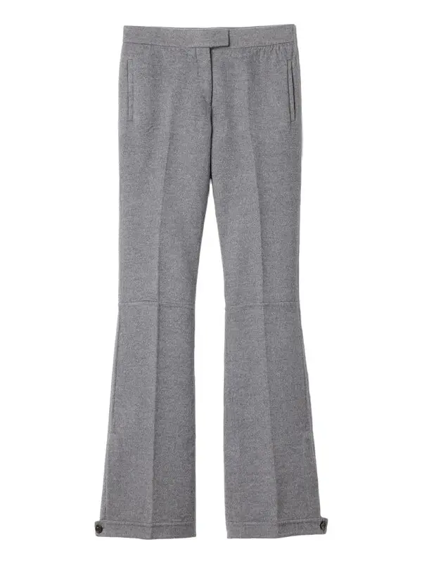 Miu Miu Double Wool Pants - Grey