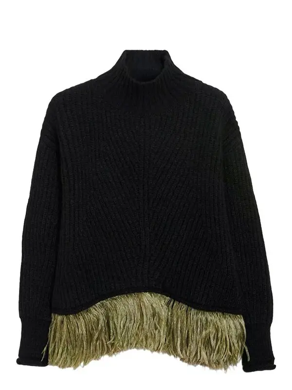 La DoubleJ High Kick Sweater - Black
