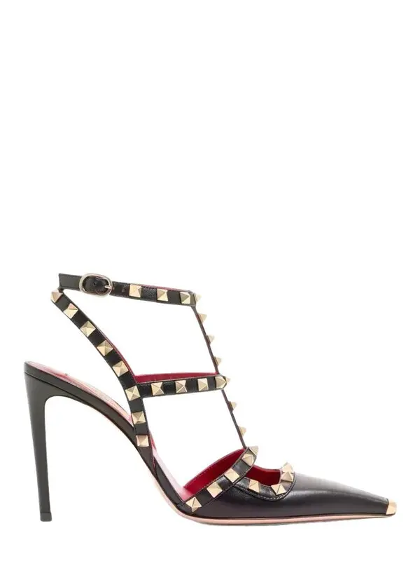 Valentino Garavani Rockstud Kidskin Pumps 100mm - Black
