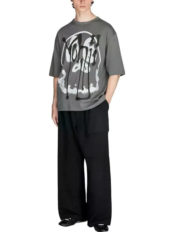 Y3 Chito Graphic-print T-shirt - Grey