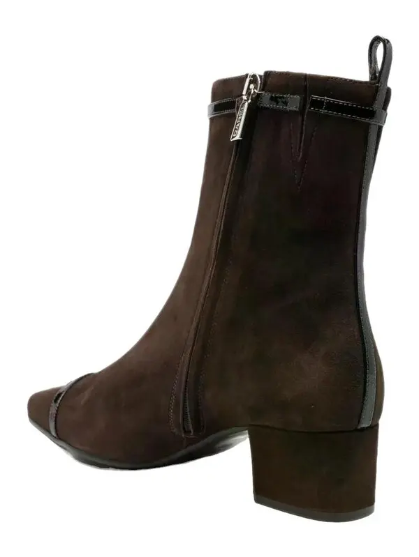 CAREL Buckle-detail Ankle Boots - Brown