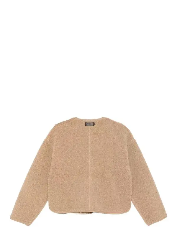 Barbour Arlene Fleece-texture Jacket - Neutrals