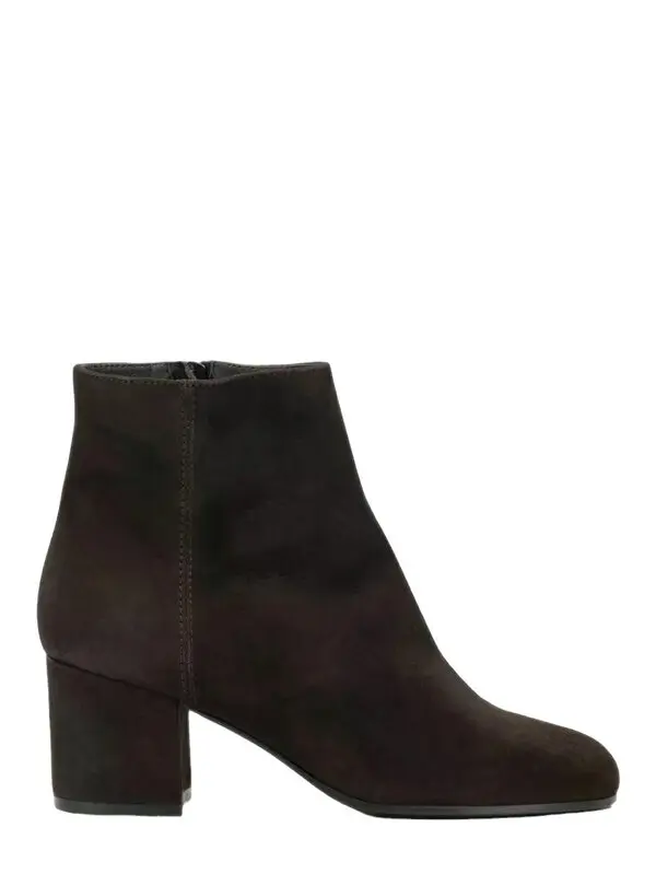 VIA ROMA 15 Suede Ankle Boots - Brown