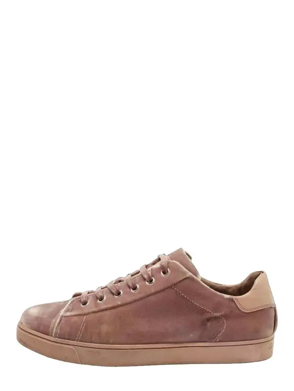 GIANVITO ROSSI Low Loft Velvet Sneakers - Pink