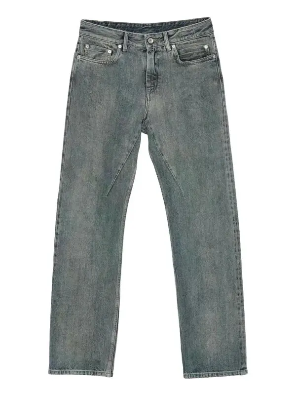 Rick Owens Faded-effect Straight Leg Jeans - Blue