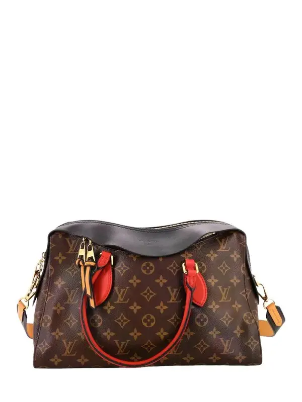 LOUIS VUITTON Monogram Canvas Tuileries Handbag - Black