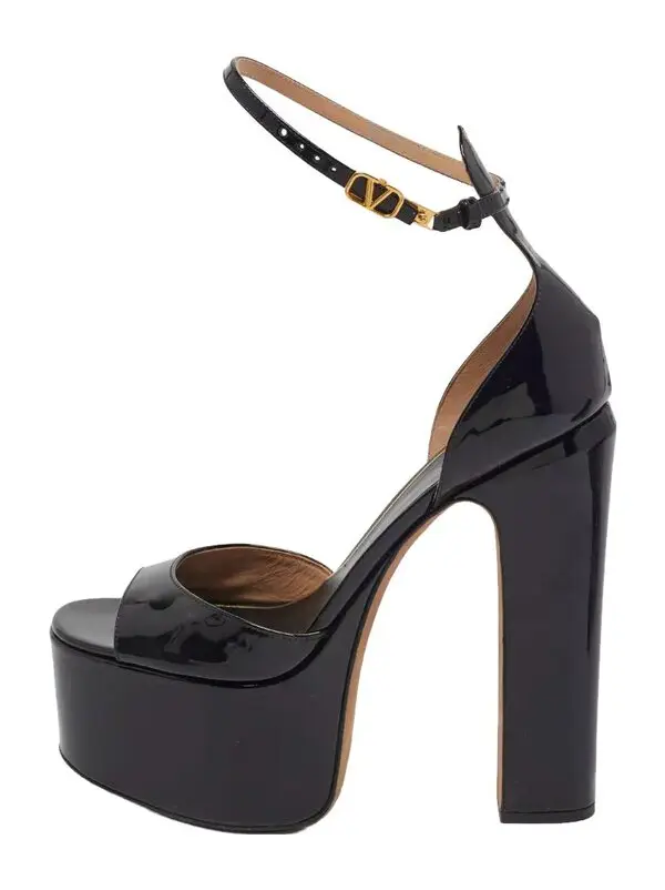 Valentino Garavani Tango Platform Sandals - Black