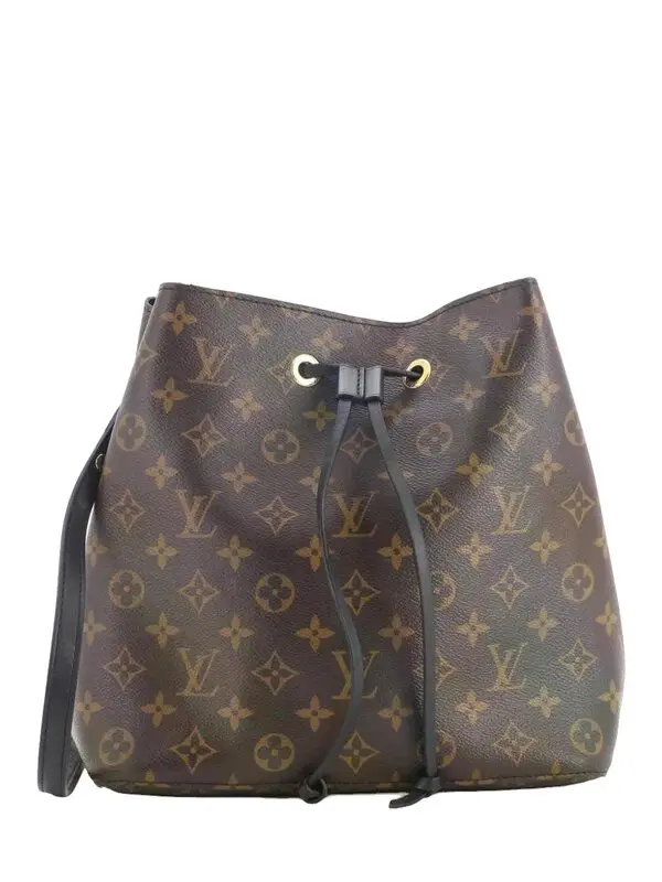 LOUIS VUITTON Monogram Canvas Bucket Bag - Brown