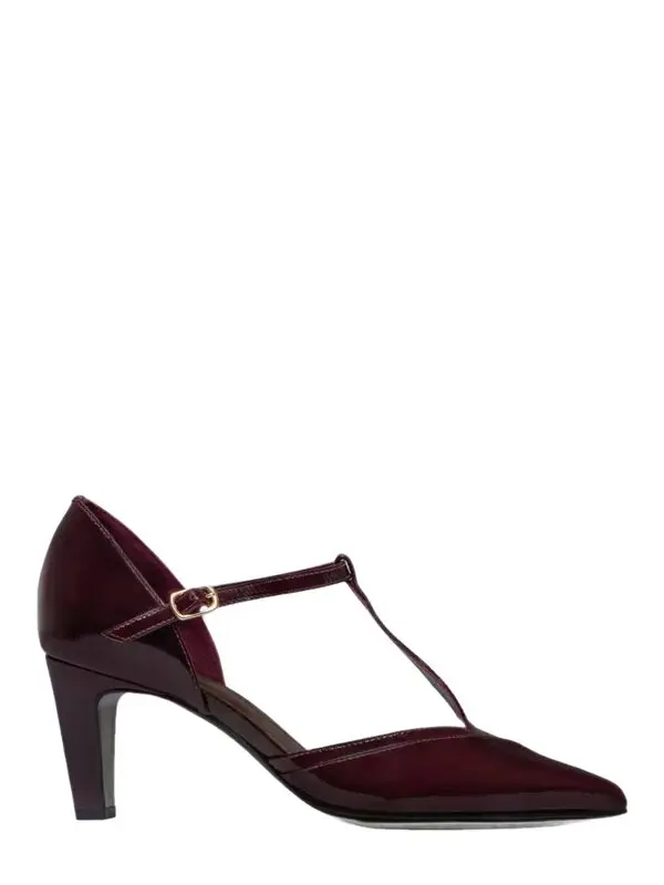 Bernardo Gianna T-bar Pointed-toe Pumps - Red