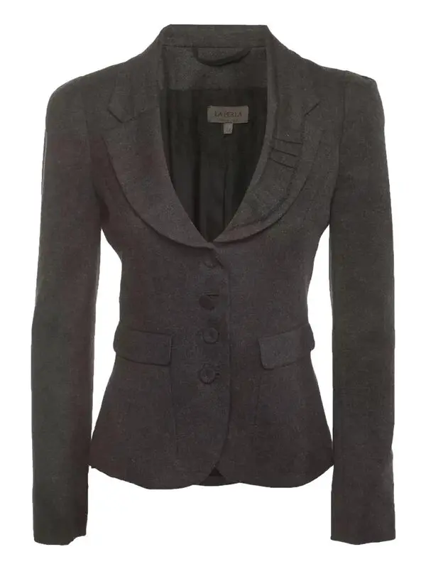 La Perla Single-breasted Blazer - Grey