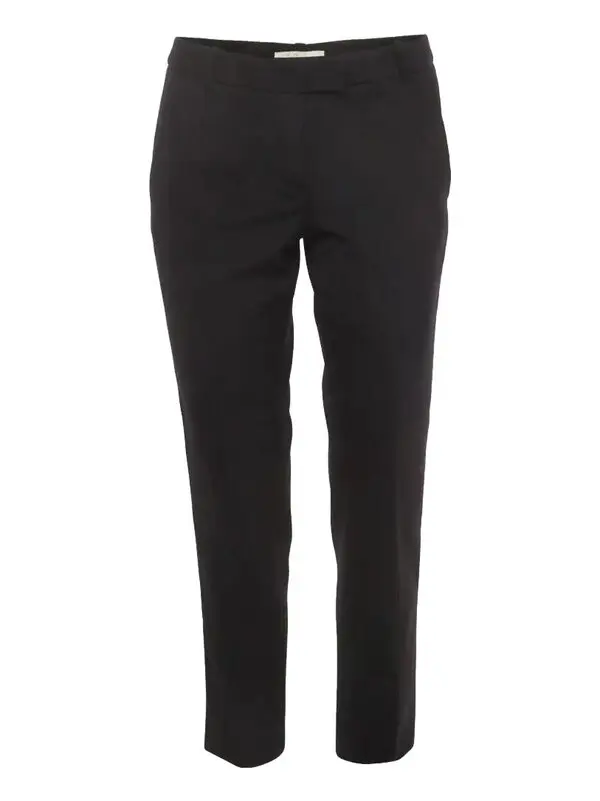 Maje Satin-stripe Trousers - Black