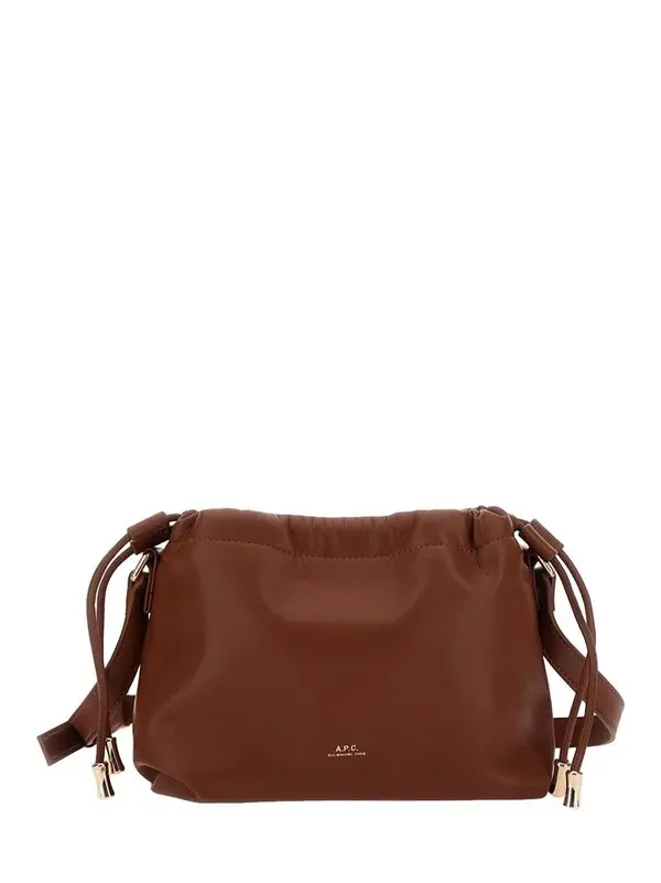 A.p.c. Mini Drawstring Bag - Camel