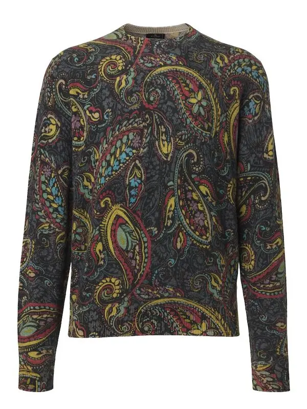 Etro Paisley Wool Sweater - Multicoloured