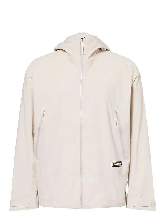 SALOMON Outquest Hooded Shell Jacket - Silver Cloud