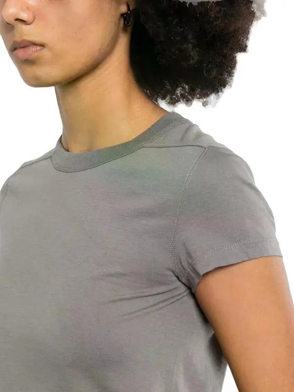 Rick Owens Cropped Level T-shirt - Grey