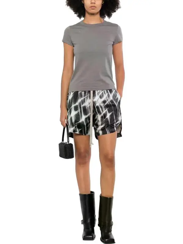Rick Owens Cropped Level T-shirt - Grey