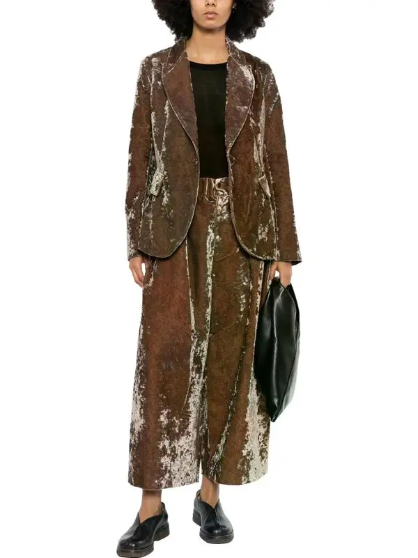 UMA WANG Poetic Trousers - Brown