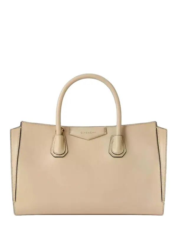 Givenchy Small Antigona Grained Leather Tote Bag - Neutrals