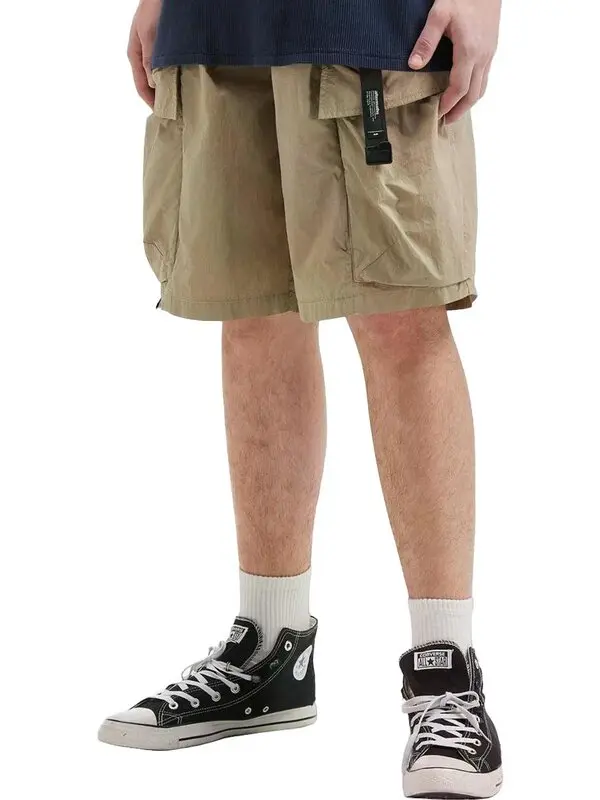 AFTERMATHS Belted Cargo Shorts - Neutrals